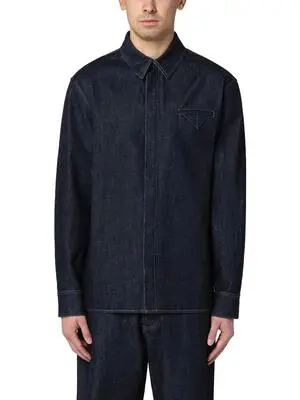 Bottega Veneta Denim Indigo Shirt - Blue