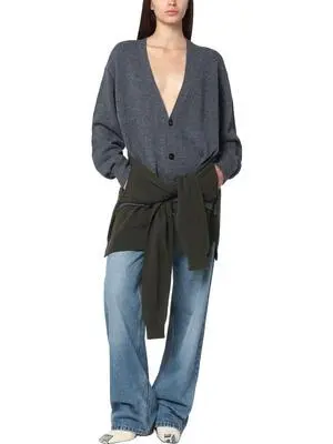 Stella McCartney Long Cardigan With Crossed Sleeves - Multicolor