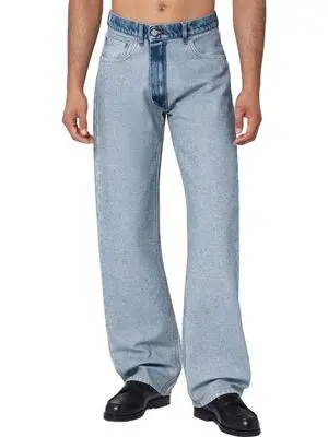 MAISON MARGIELA Two-tone Jeans - Light Blue