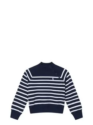 Polo Ralph Lauren Striped Cotton Sweatshirt - Blue