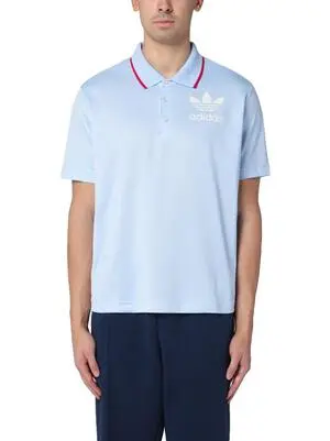 WALES BONNER X ADIDAS Light Polo Shirt With Logo - Blue
