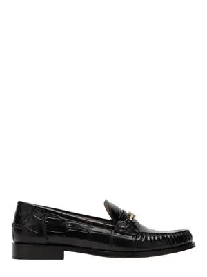 FERRAGAMO Vara Chain Moccasin - Brown