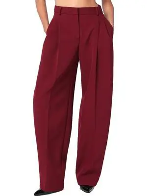 ANDAMANE Pleated Wide Leg Trousers