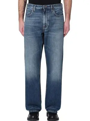 Valentino Garavani Washed Denim Straight Leg Jeans - Blue