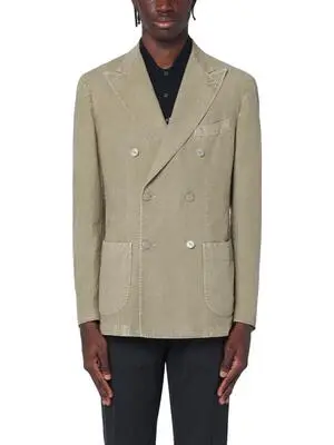 SANTANIELLO Double-breasted Jacket - Green