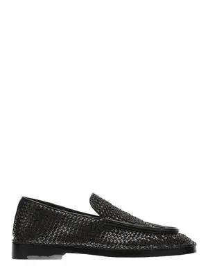 Bottega Veneta Woven Leather Moccasins - Brown