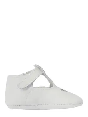 IL GUFO Baby Shoe In Nappa Leather - White