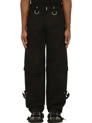 Givenchy Trousers With Removable Bottoms - Black