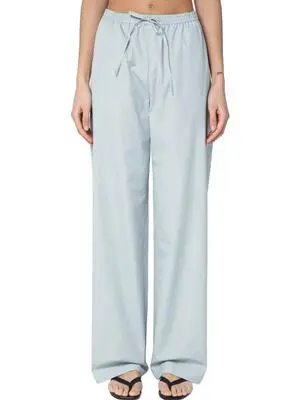 Loulou De Saison Cotton Trousers - Light Blue