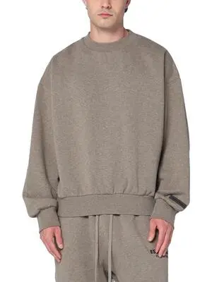 Fear Of God Fleece Sweatshirt With Logo - Grey