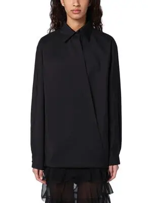 Valentino Garavani Shirt With Drawstring - Black