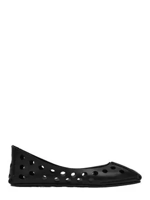 Alaïa Perfo Perforated Ballerinas - Black