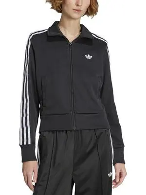 Adidas Originals By Alexander Wang Zip-up Sweatshirt With Stripes - Black