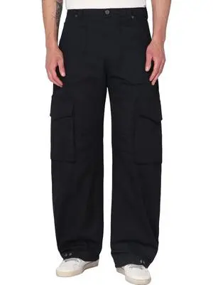 GOLDEN GOOSE Cotton Blend Cargo Pants - Black