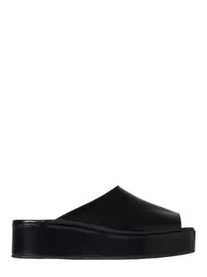 THE ROW Emi Flatform Sandals Black