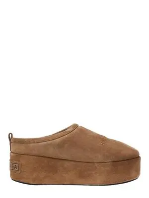 Balenciaga Alaska Soft Platform Clogs Brown
