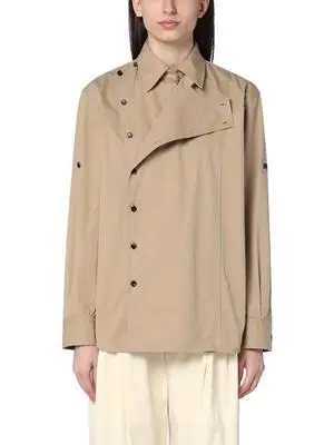 Bottega Veneta Cotton Twill Shirt - Beige