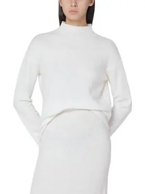 Max Mara Cashmere-blend Sweater - White