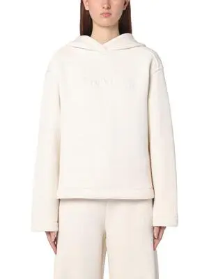 Max Mara Cotton Hoodie - White