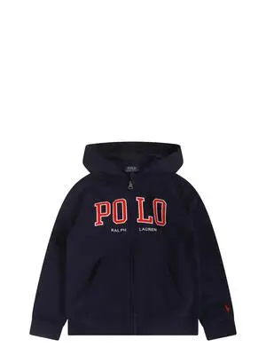 Polo Ralph Lauren Cotton Zip-up Hoodie With Logo - Blue