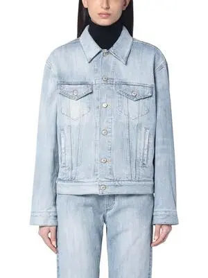 Balenciaga Denim Jacket - Light Blue