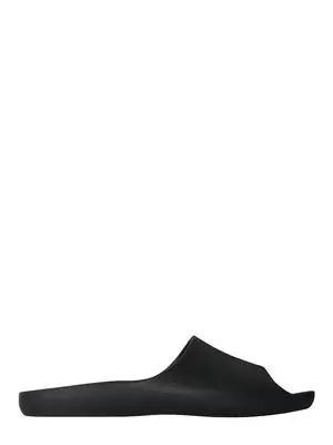 THE ROW Ama Rubber Slide Sandal - Black
