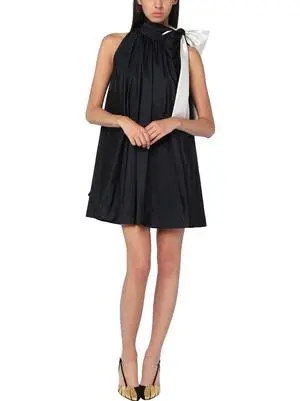 Max Mara Taffeta Sleeveless Dress - Black