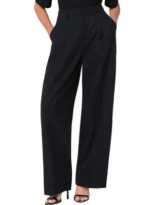 THELATEST Wide-leg Wool Blend Trousers - Black