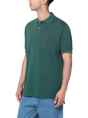 Polo Ralph Lauren Washed Forest Cotton Polo - Green