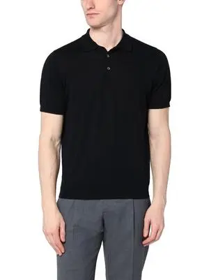 DRUMOHR Polo Shirt In Cotton - Black