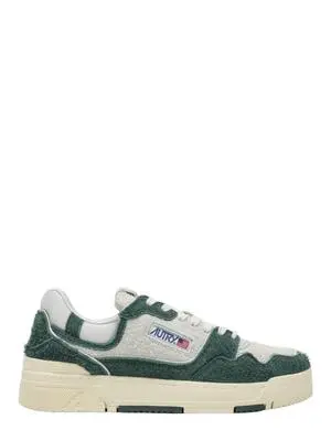 AUTRY Clc Suede And Mesh Sneakers - Green