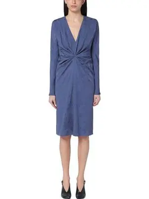Etro Jacquard-effect Dress - Blue