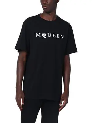 Alexander McQueen Cotton Jersey T-shirt - Black
