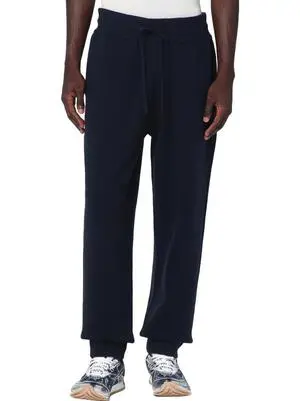 Burberry Navy Cashmere-blend Jogging Pants - Blue