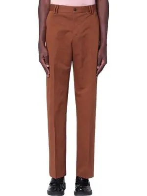 PT TORINO Cotton And Linen Trousers - Brown