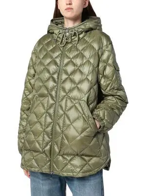 Moncler Quilted Nylon Jacket Green
