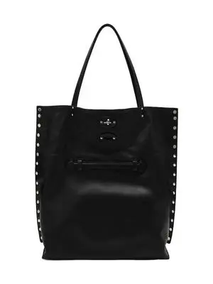 ZANELLATO Medium Leather Tote Bag - Black