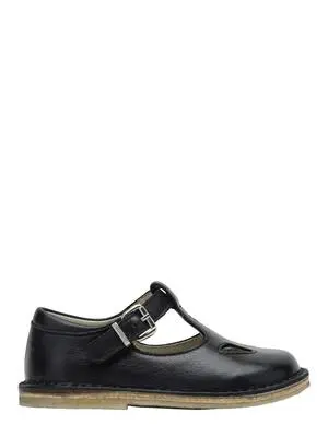 IL GUFO Leather T-bar Sandal - Blue