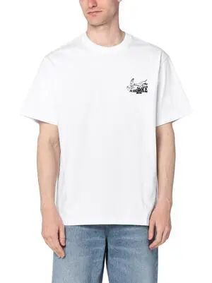 AWAKE NY T-shirt With Hammer Print - White
