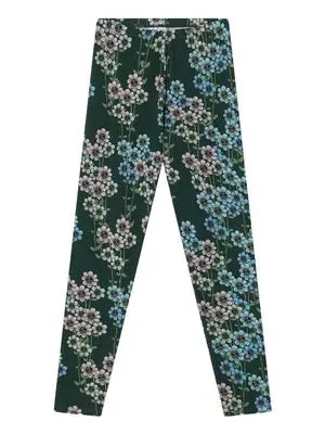 MINI RODINI Organic Cotton Leggings - Green
