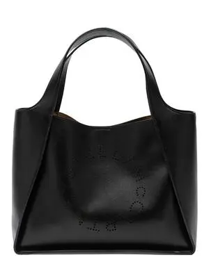 Stella McCartney Medium Stella Logo Tote Bag - Black