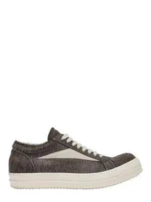 Rick Owens Horsehair Vintage Sneakers - Blue