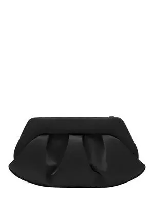 THEMOIRE Emera Clutch In Satin - Black