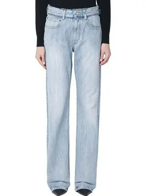 Balenciaga Low-waisted Jeans - Light Blue