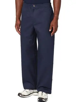 Moncler Cotton Gabardine Trousers - Blue