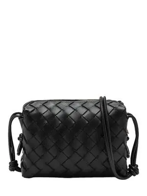 Bottega Veneta Mini Loop Camera Crossbody Bag - Black