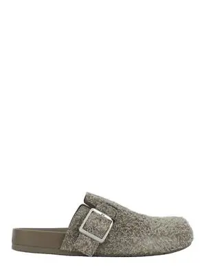 Loewe Ease Buckle Mule - Green