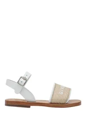 Givenchy Logo Sandals - White