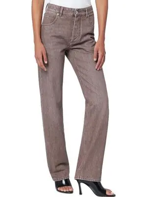 Bottega Veneta Straight Jeans - Brown