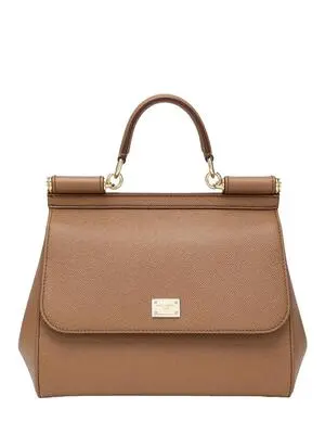Dolce & Gabbana Large Sicily Handbag - Brown